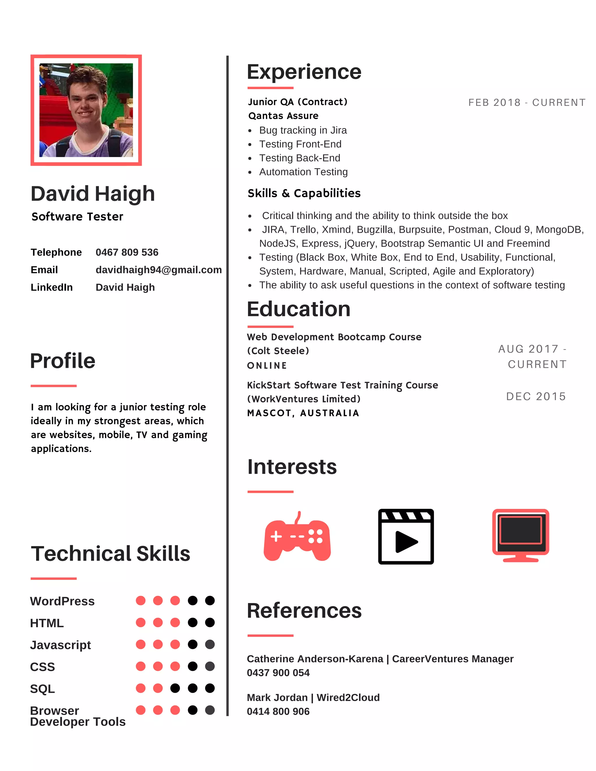 David Haigh's Resume | PDF
