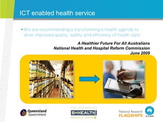 ICT in Health: Improving Health Outcomes, Reducing Costs | PDF