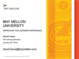 Improving the learner experience | PPT