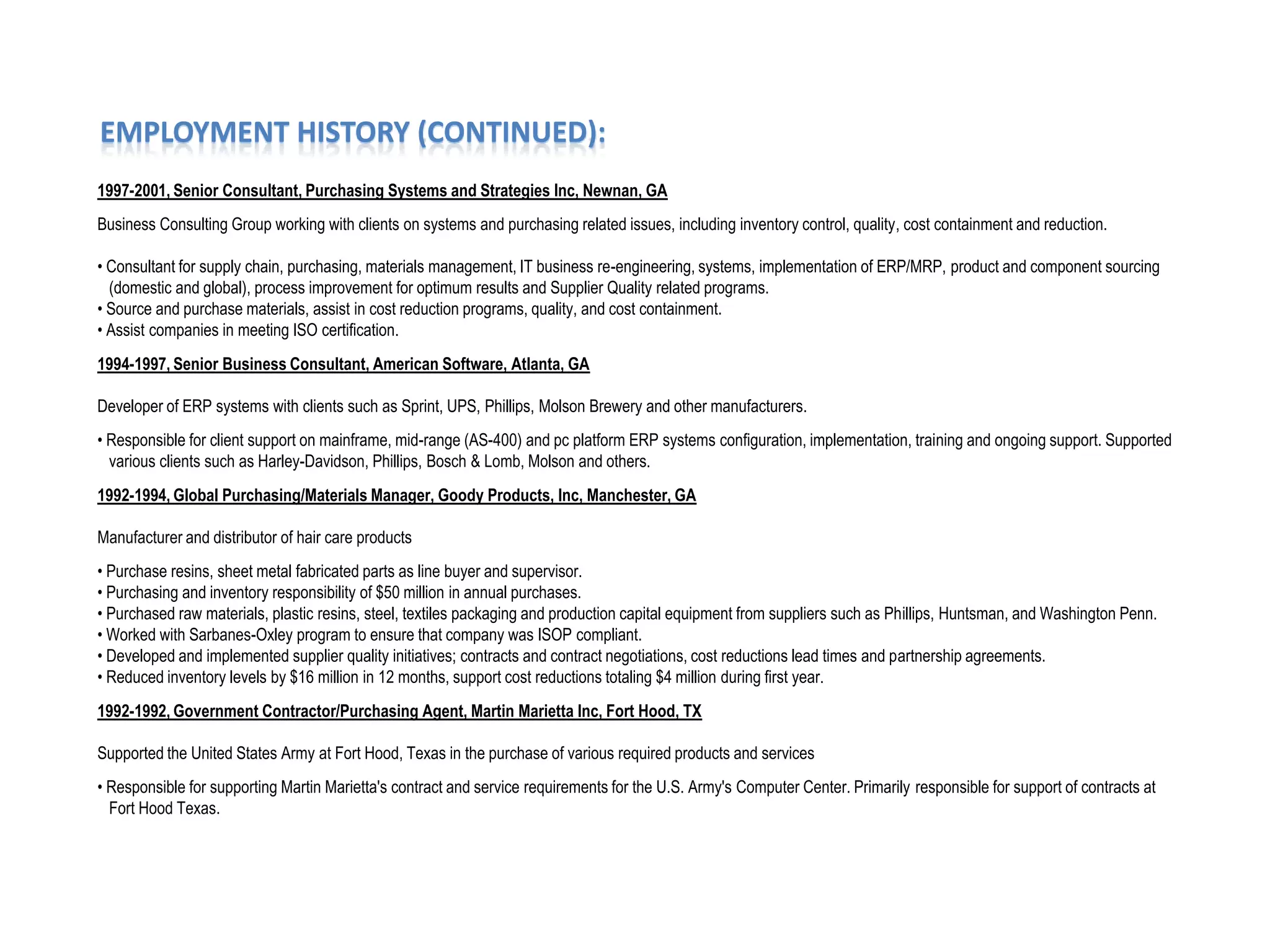 David Hedlund Resume | PPSX