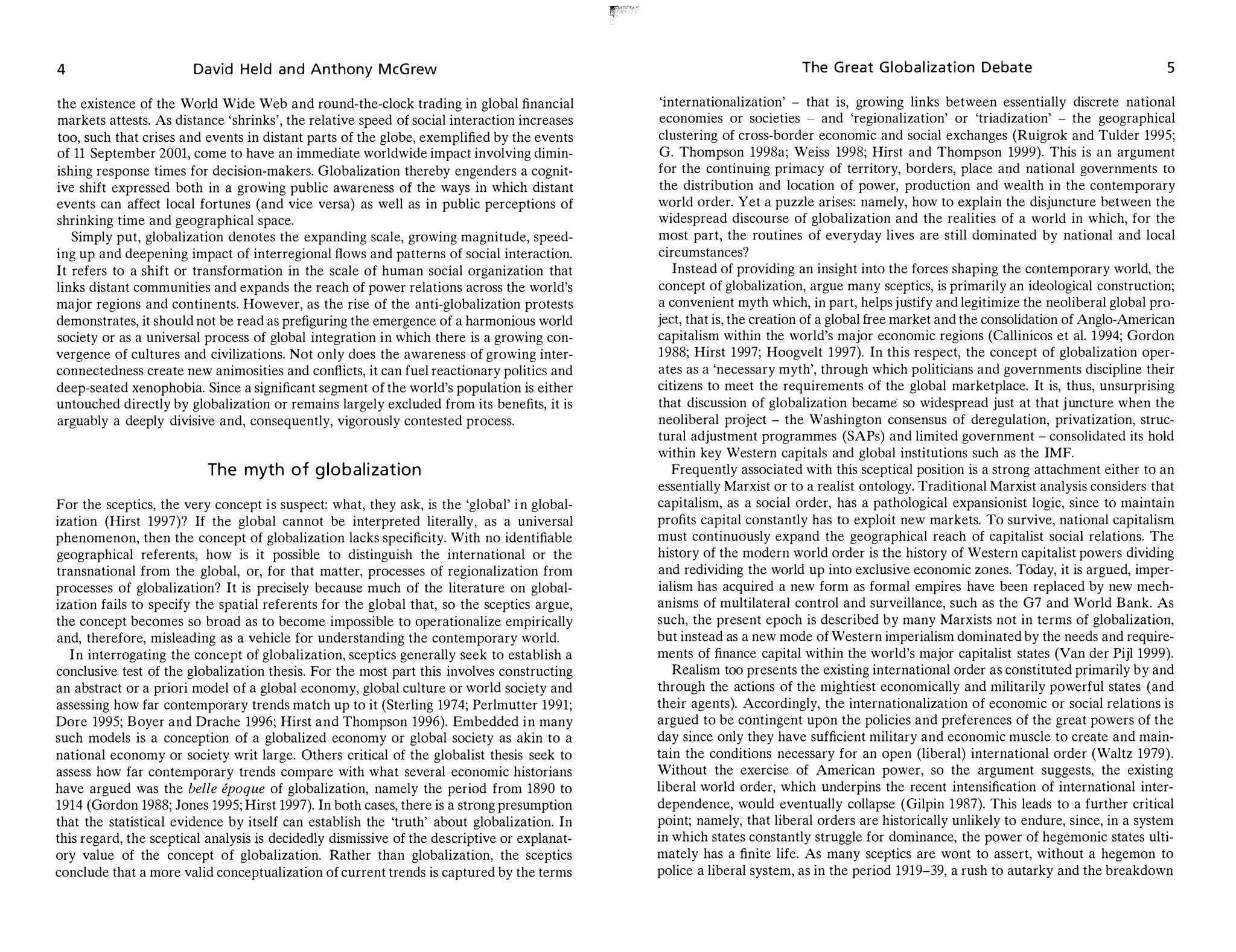 David Held, Anthony McGrew - The Global Transformations Reader_ An Introduction to the ...