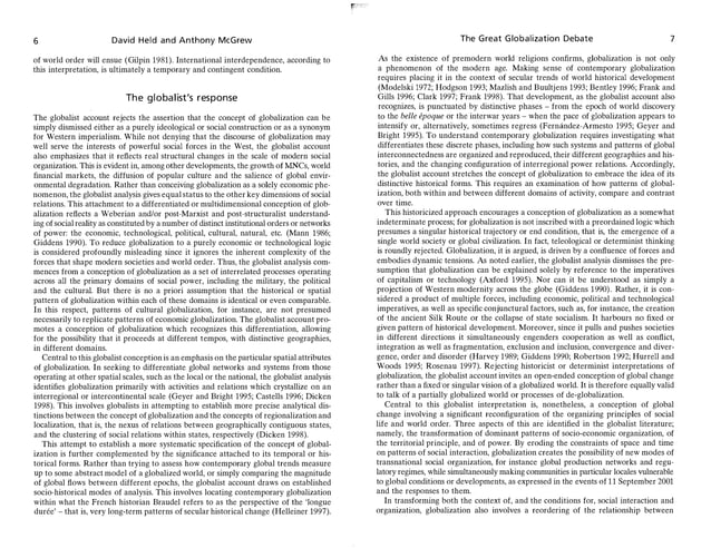 David Held, Anthony McGrew - The Global Transformations Reader_ An Introduction to the ...