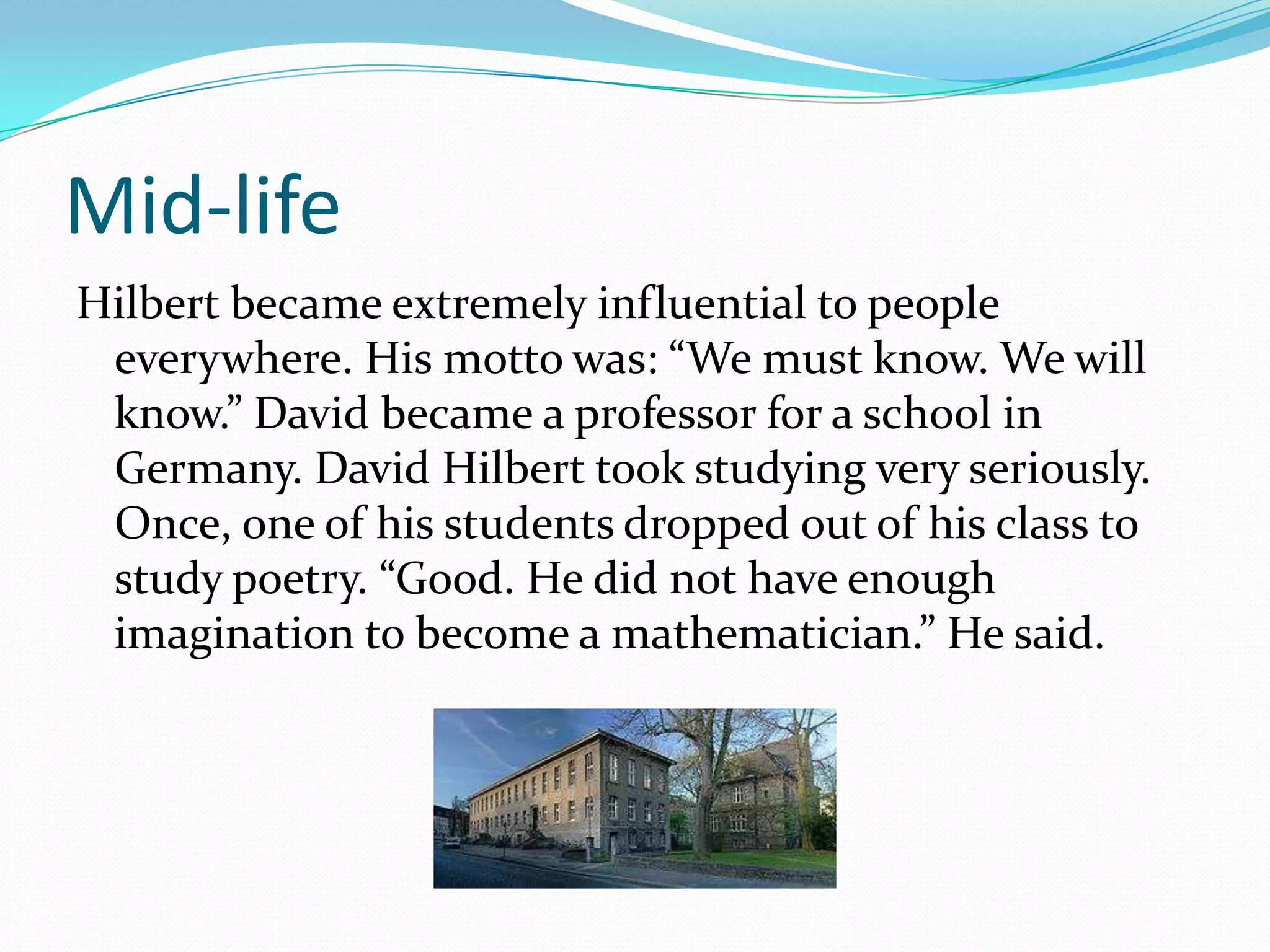 David Hilbert | PPTX