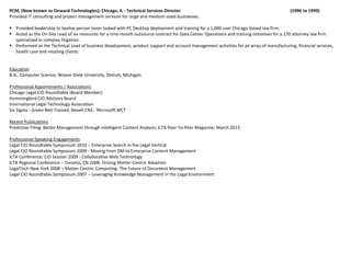 David H Pilling - Technology Leader - Maximizer ! | PPTX | Computer ...