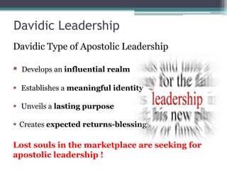 Davidic leadership 400 mighty men | PPTX