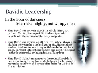 Davidic leadership 400 mighty men | PPTX