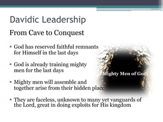 Davidic leadership 400 mighty men | PPTX
