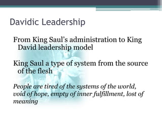 Davidic leadership 400 mighty men | PPTX