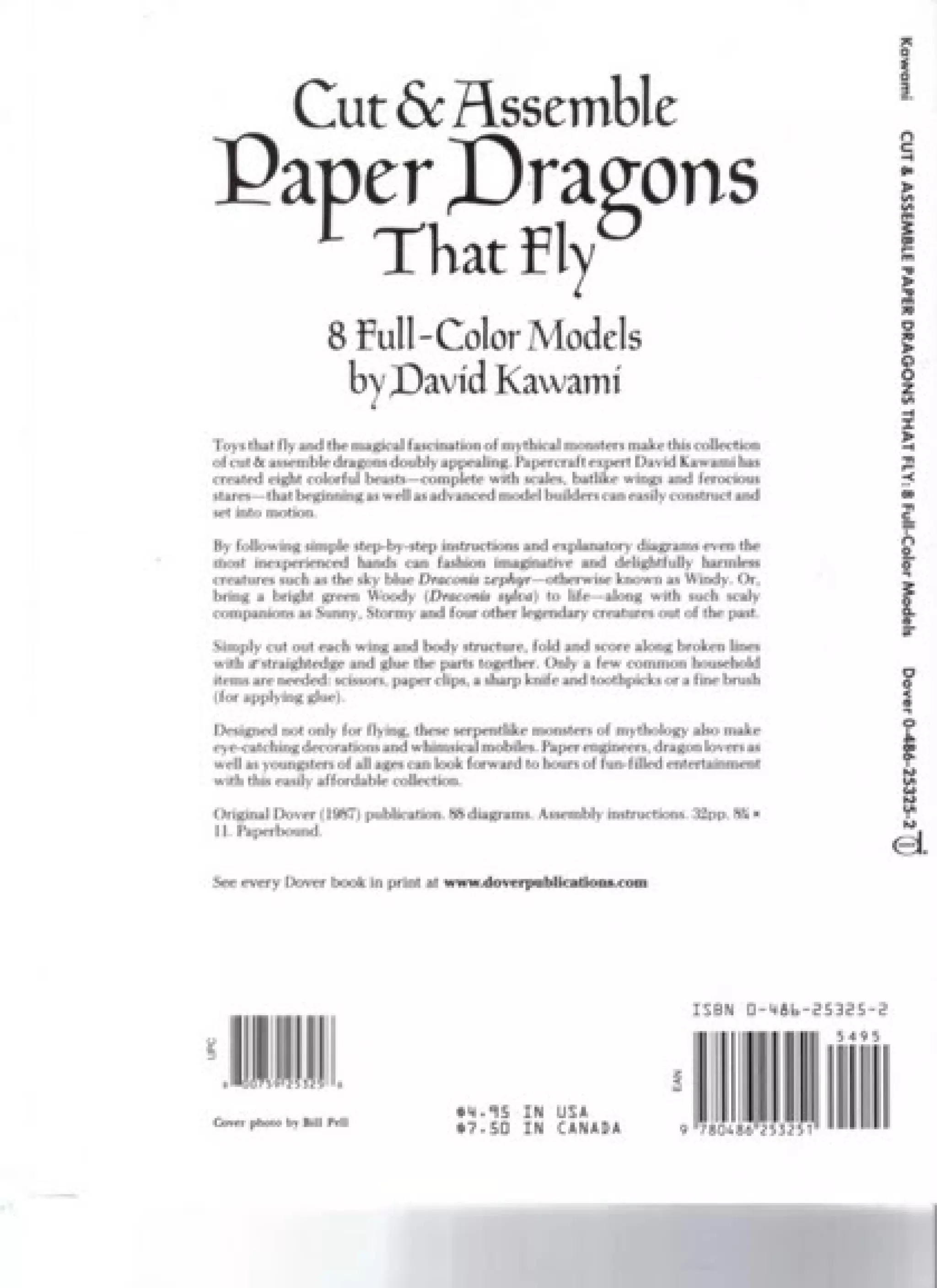 David Kawami Flying Paper Dragon Models | PDF