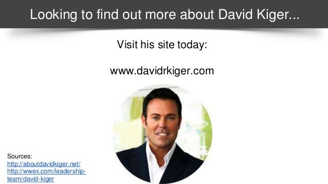 David Kiger Entrepreneur