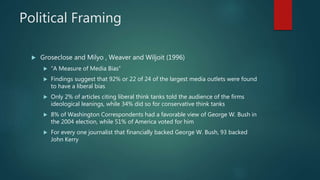 Analysis of Framing Bias in Mass Media | PPTX