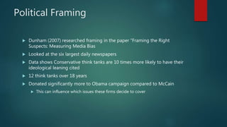 Analysis of Framing Bias in Mass Media | PPTX