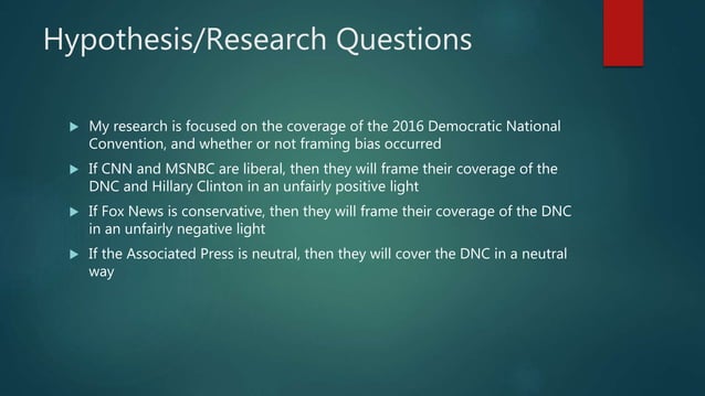 Analysis of Framing Bias in Mass Media | PPTX