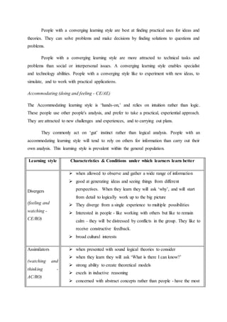 David kolb experiential learning | DOCX