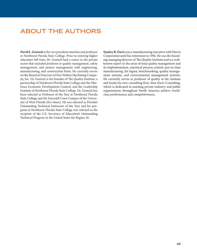 David L. Goetsch, Stanley B. Davis - Quality Management for ...