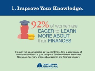 5 Personal Finance Tips for Women | PDF | Personal Taxes | Personal Finance