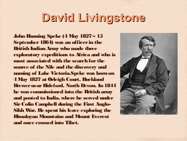 David Livingstone
