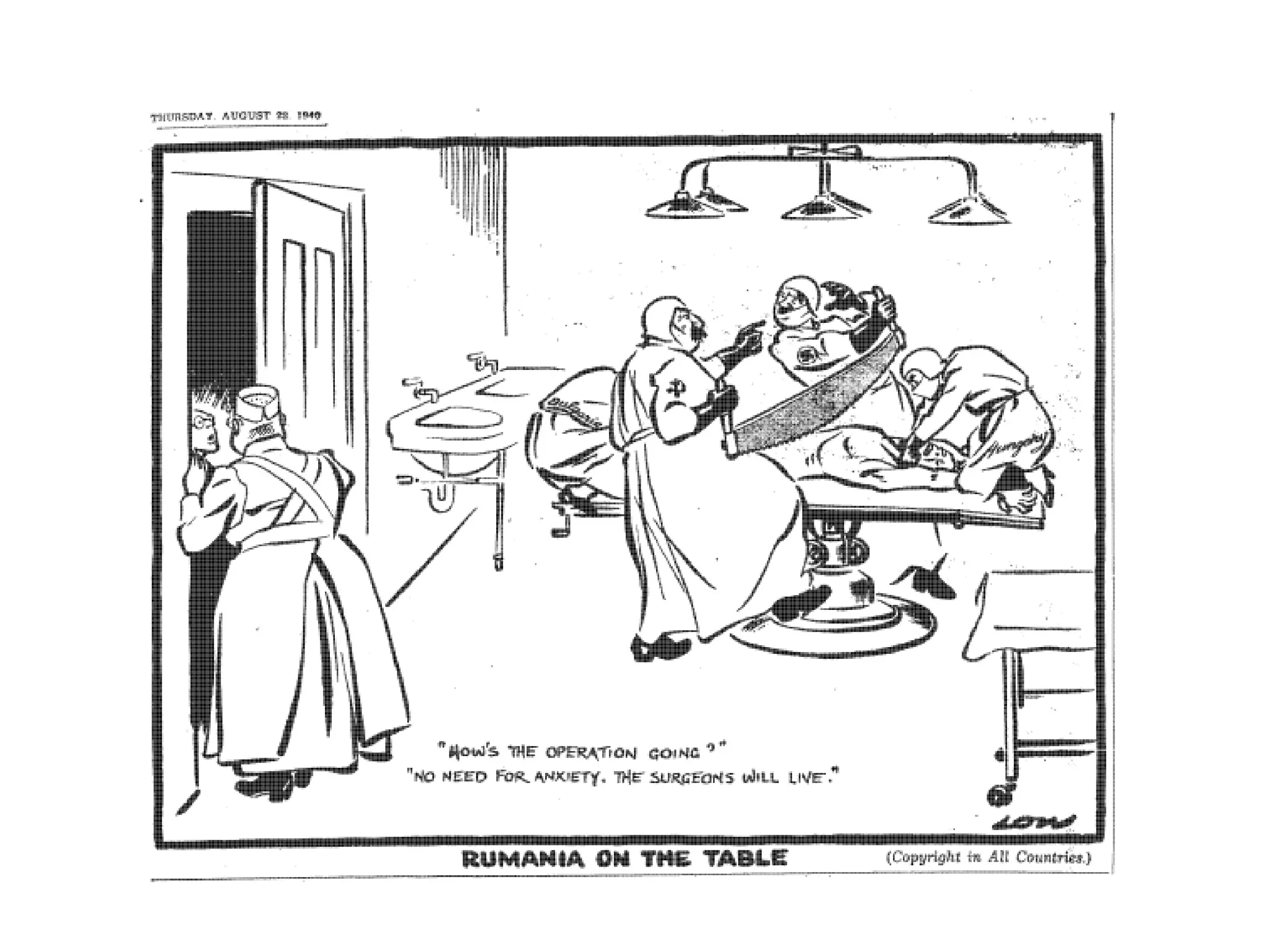 David Low Second World War Political Cartoon Study | PPT