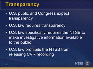 David Mayer, Chief Operating Officer NTSB | PPTX
