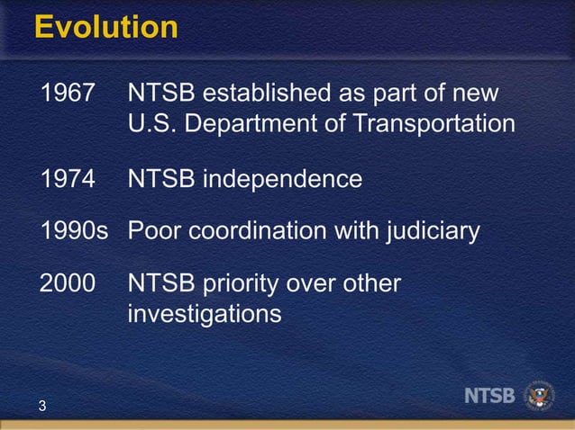David Mayer, Chief Operating Officer NTSB | PPT