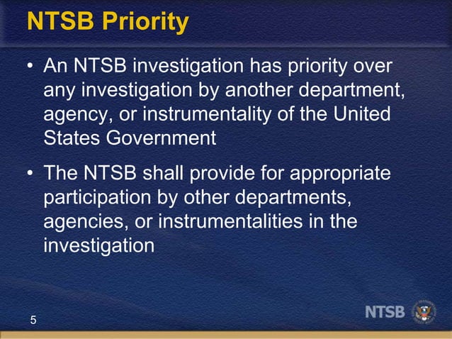 David Mayer, Chief Operating Officer NTSB | PPT