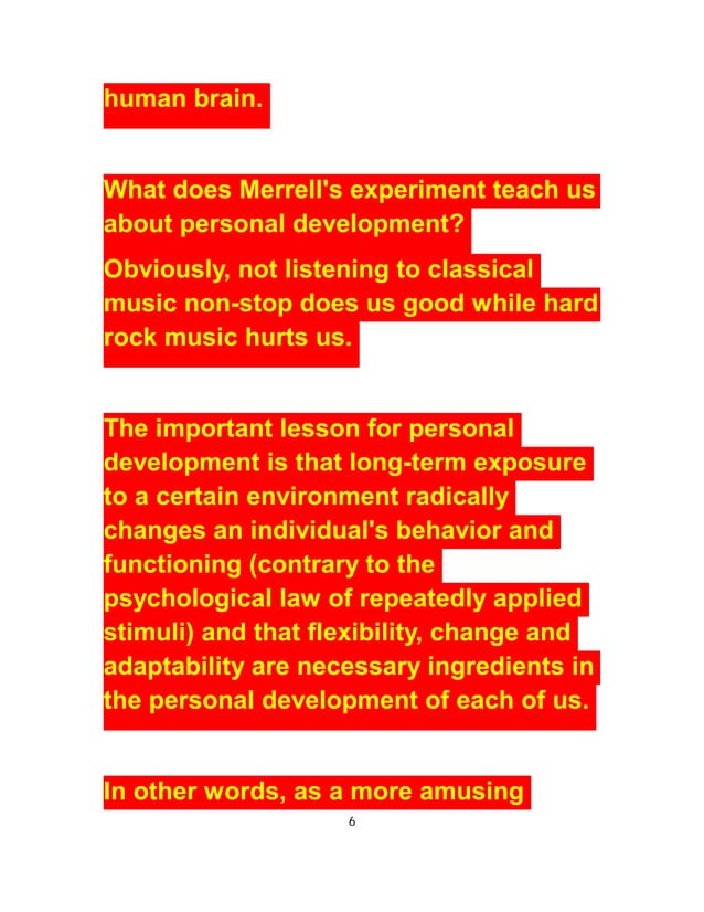 David merrell's experiment | PDF