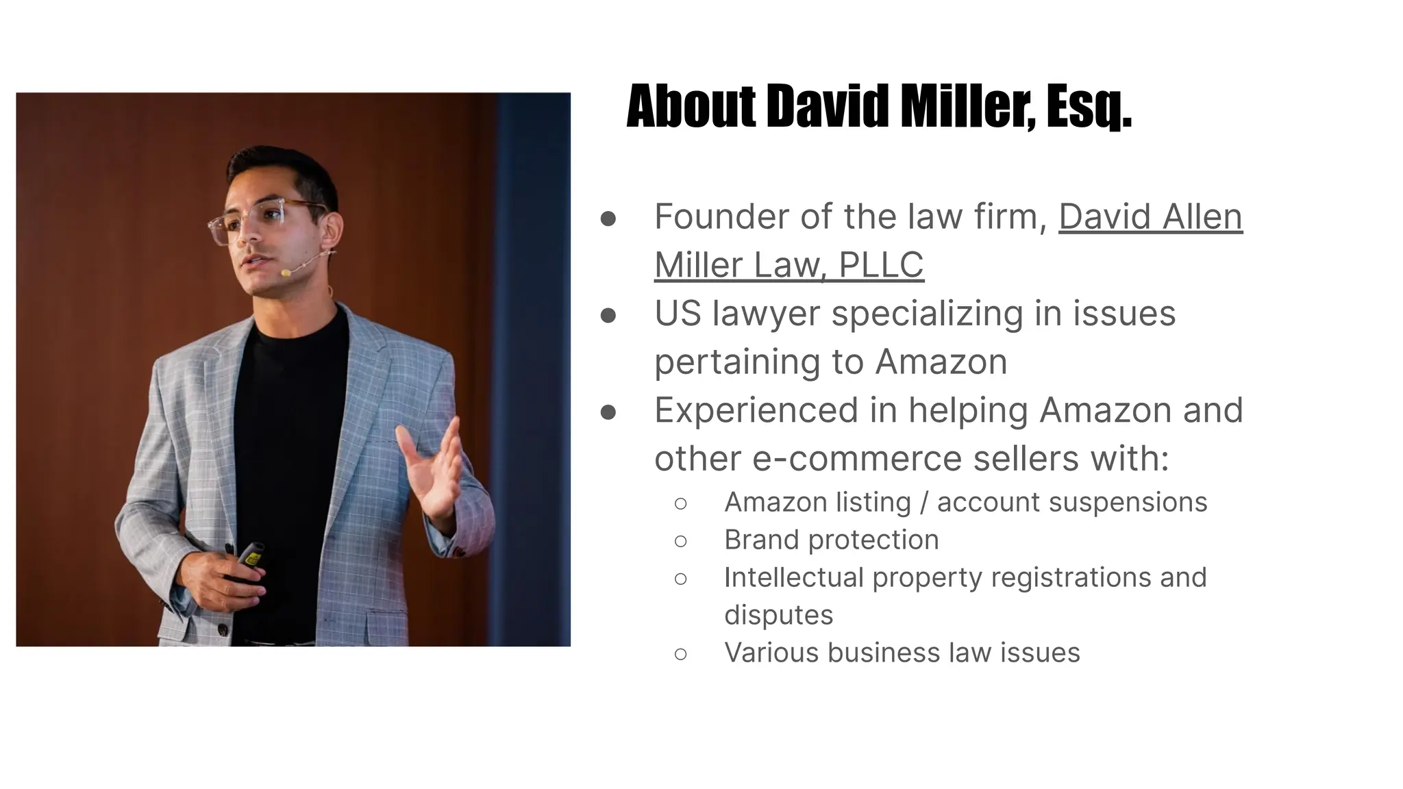 David Miller | AmafestUK | How to Prevent and Resolve Amazon ...