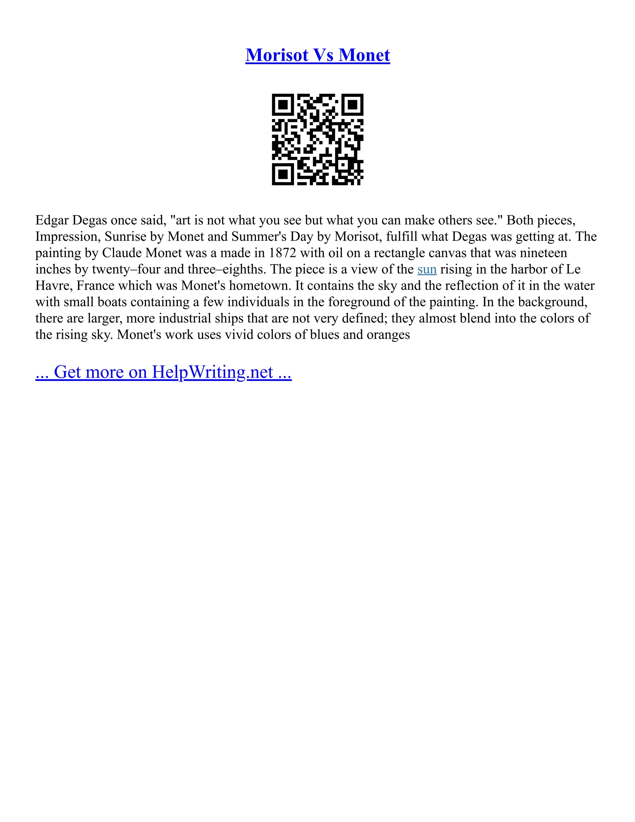 David Monet | PDF | Painting | Arts and Crafts