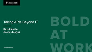 apidays New York 2022 - Building an API Platform Business, David Mooter ...