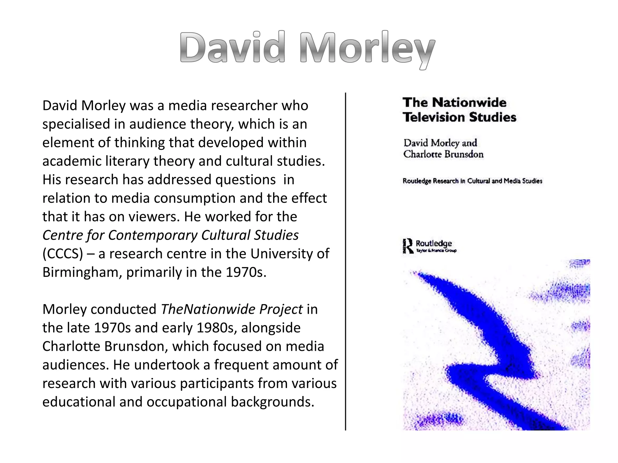 David Morley Research | PPTX