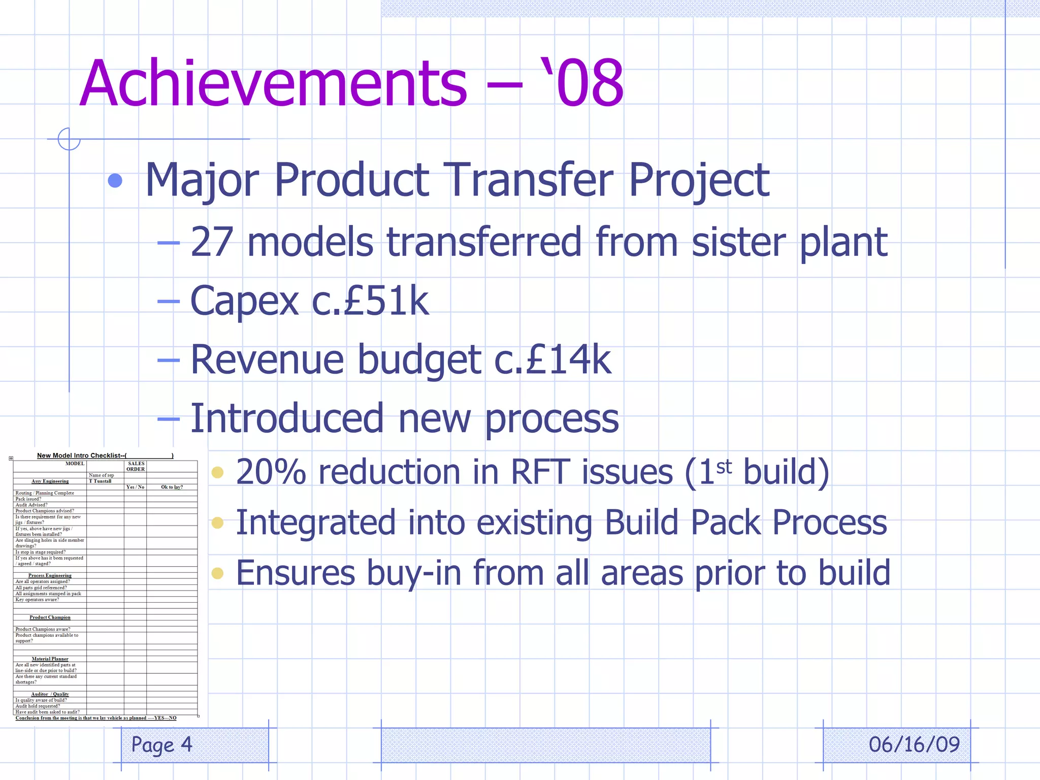 David Mortimer – Summary ‘09 | PPT