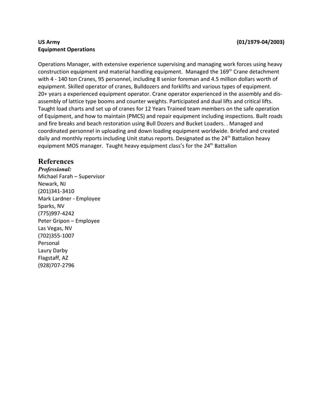 David M Shetterly resume1 | DOC