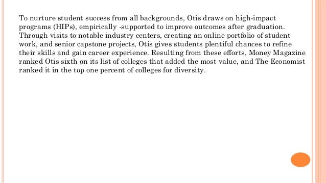 Otis College of Art and Design Overview | PPTX