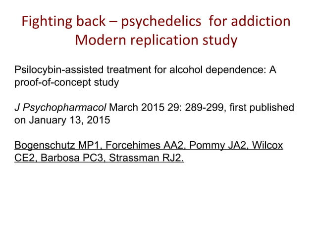 PROFESSOR DAVID NUTT - PSYCHEDELIC ASSISTED PSYCHOTHERAPY – NEW ...