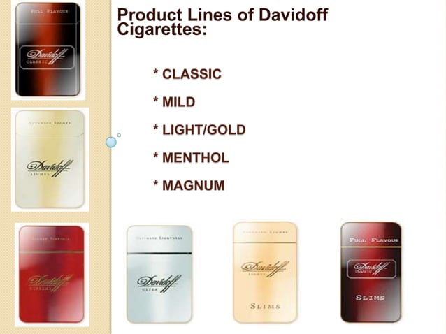 Davidoff Cigarettes | PPT