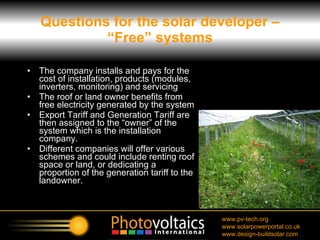 Solar Development using Agricultural Land (An introduction to PV ...