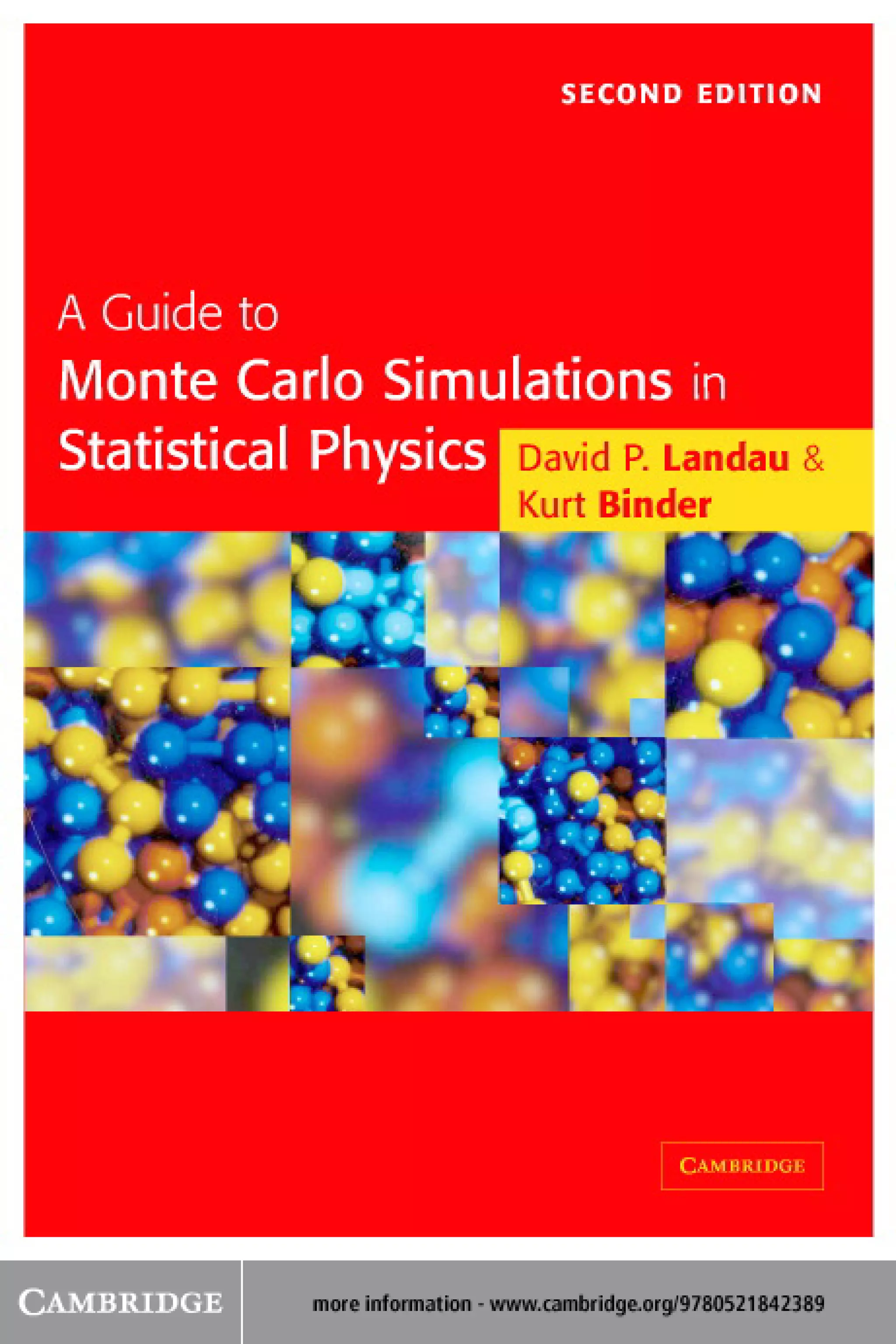 David P. Landau, Kurt Binder - A Guide to Monte Carlo Simulations in Statistical Physics ...