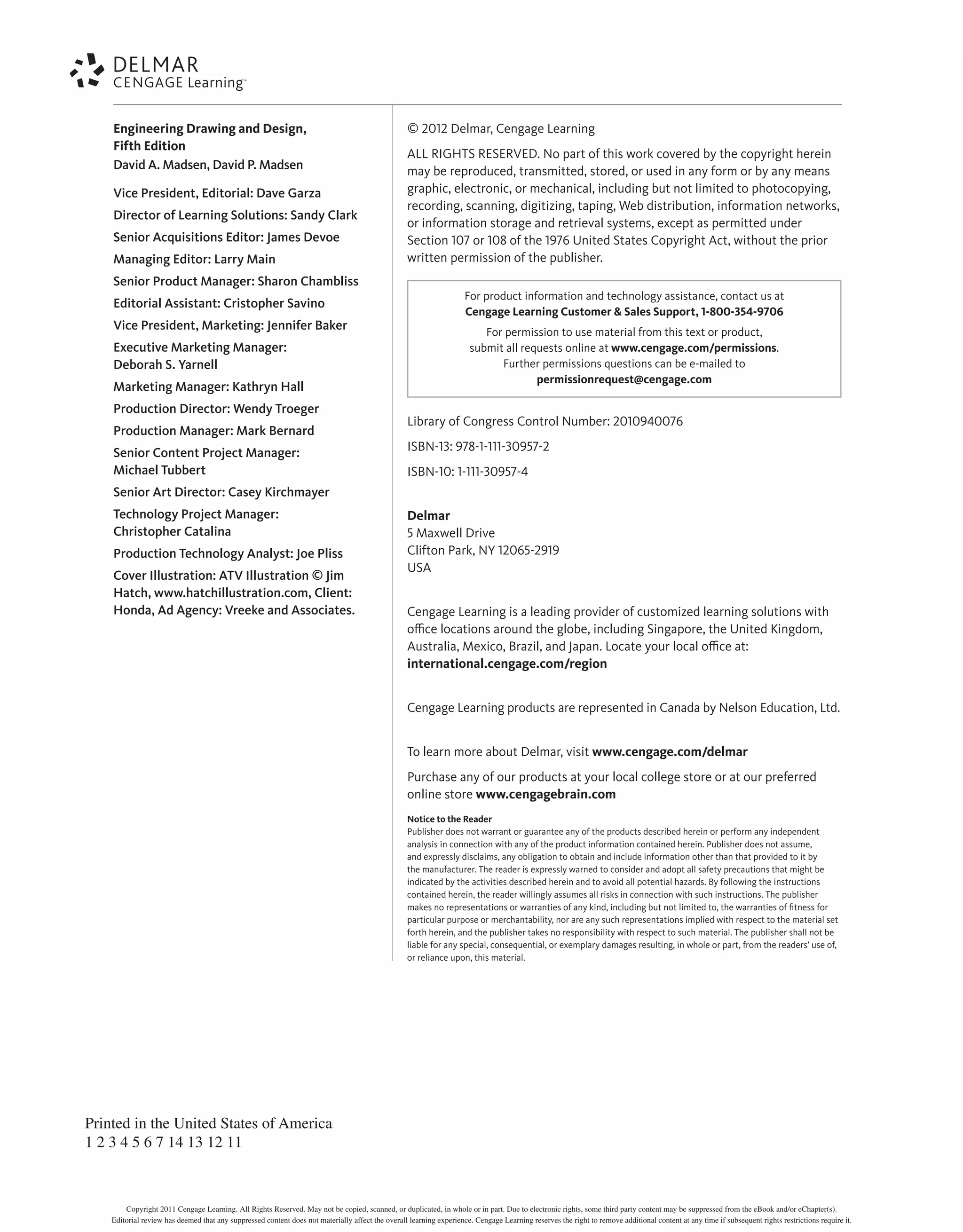 David P. Madsen- David A. Madsen Engineering Drawing and design.pdf