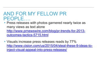 Presentation on Public Relations and Visual Storytelling | PPTX