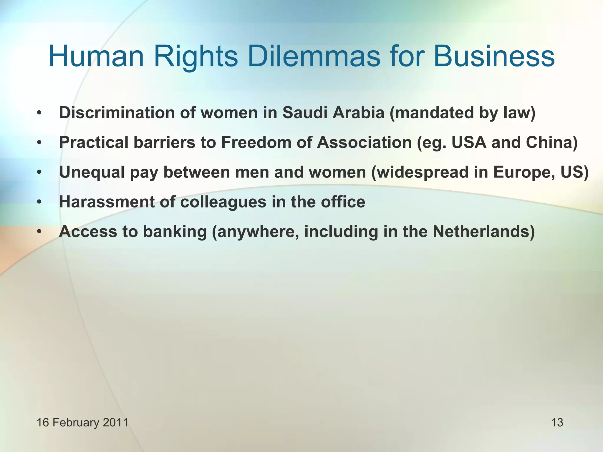 Business & Human Rights: An Introduction to the “Protect, Respect and ...