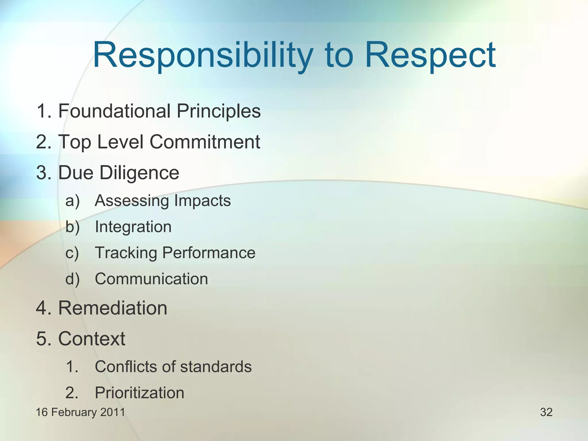 Business & Human Rights: An Introduction to the “Protect, Respect and Remedy” Framework and its ...