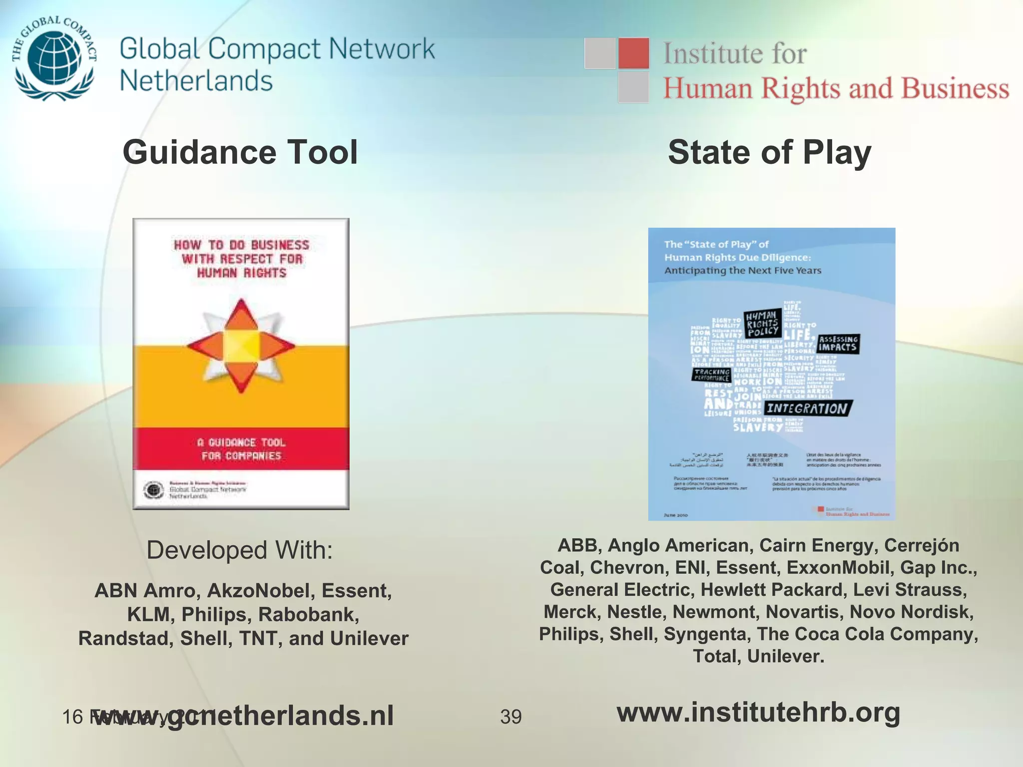 Business & Human Rights: An Introduction to the “Protect, Respect and Remedy” Framework and its ...