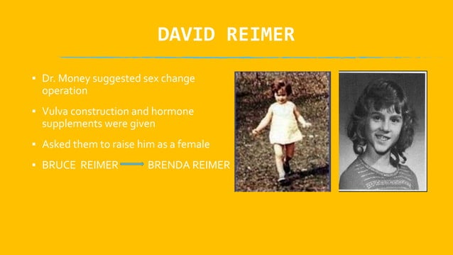 David Reimer A Case study in Psychology | PPT