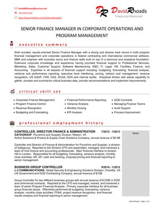 David Rhoads Resume | PDF