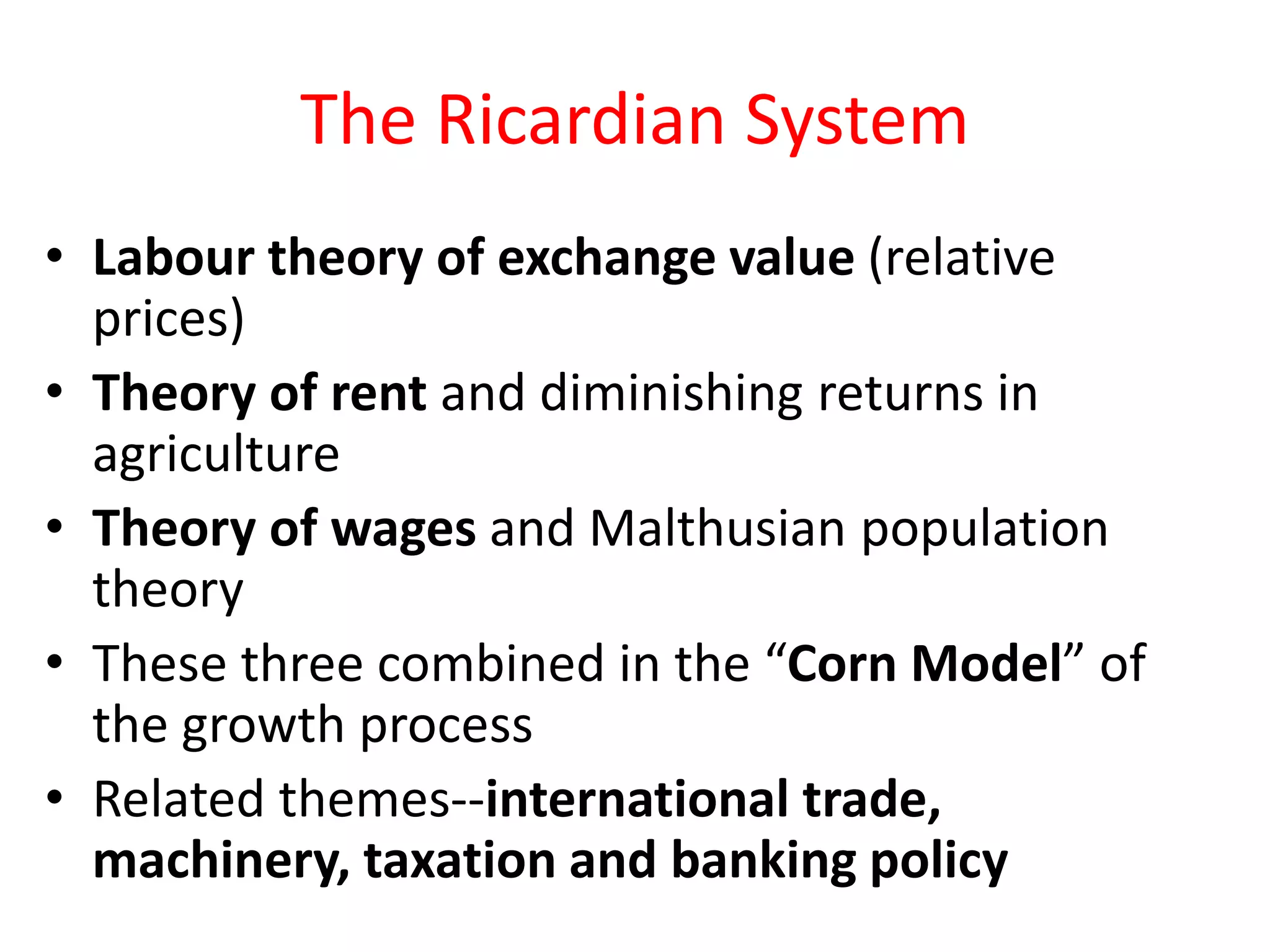 David ricardo | PPTX