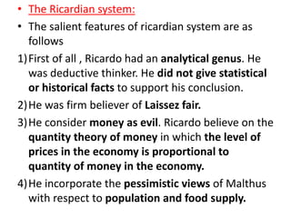 David ricardo | PPTX