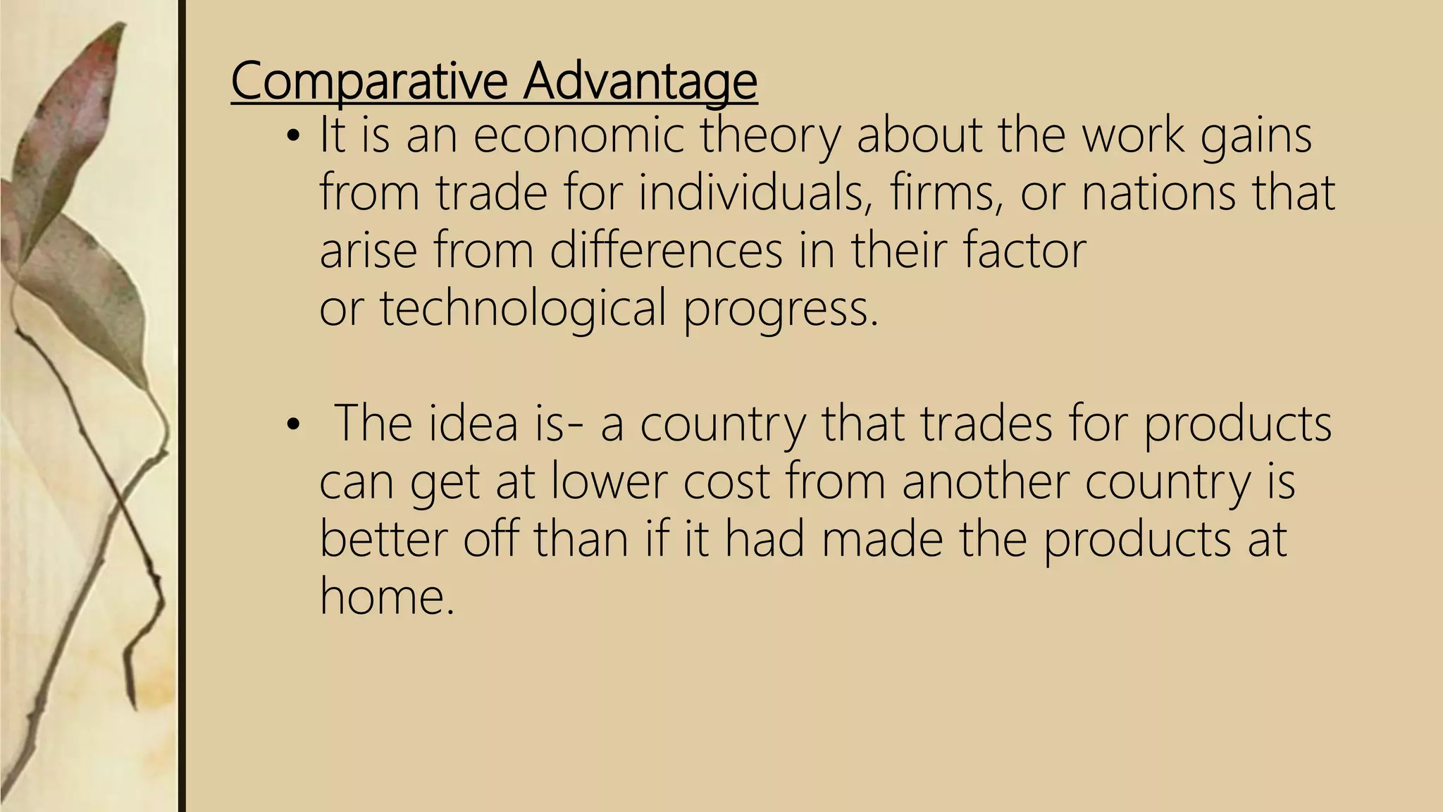 Economist, David Ricardo's Works | PPTX