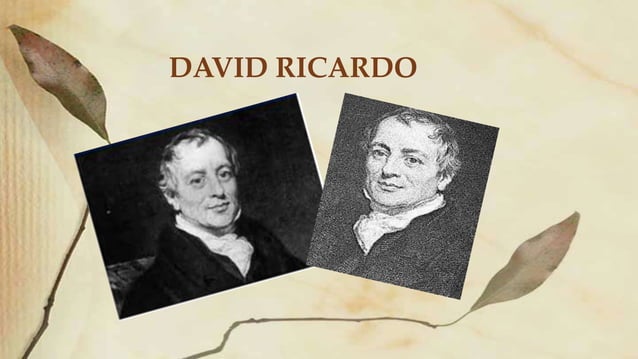 Economist, David Ricardo's Works | PPT