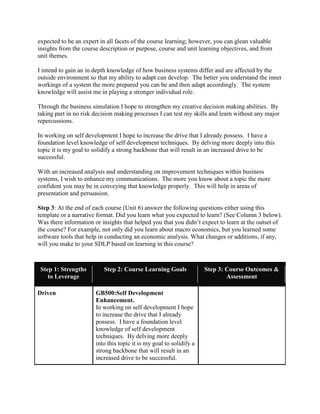 David roman gb500 sdlp | DOCX | Professional School | Postgraduate ...