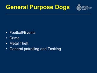 David Roney, Superintendent, Counter Terrorism, British Transport ...